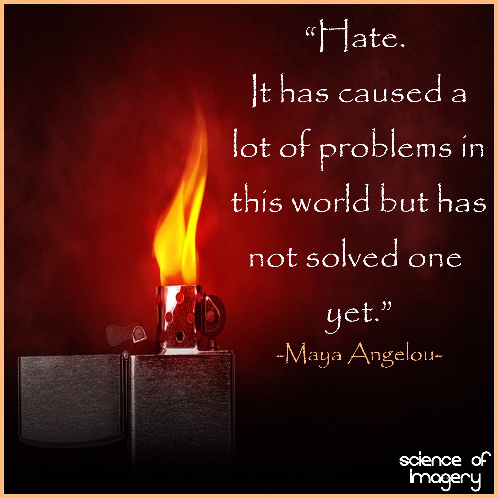Hate Solves Nothing | Science Of Imagery
