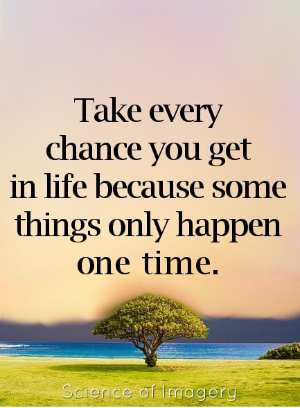 Make The Most Out Of Your Chances | Science Of Imagery